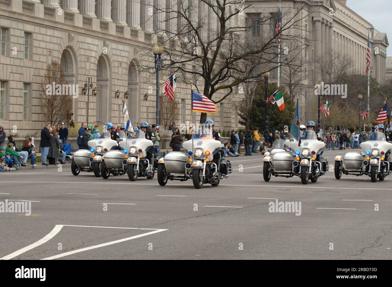 Annual St. Patrick's Day Parade along Constitution Avenue, Washington ...
