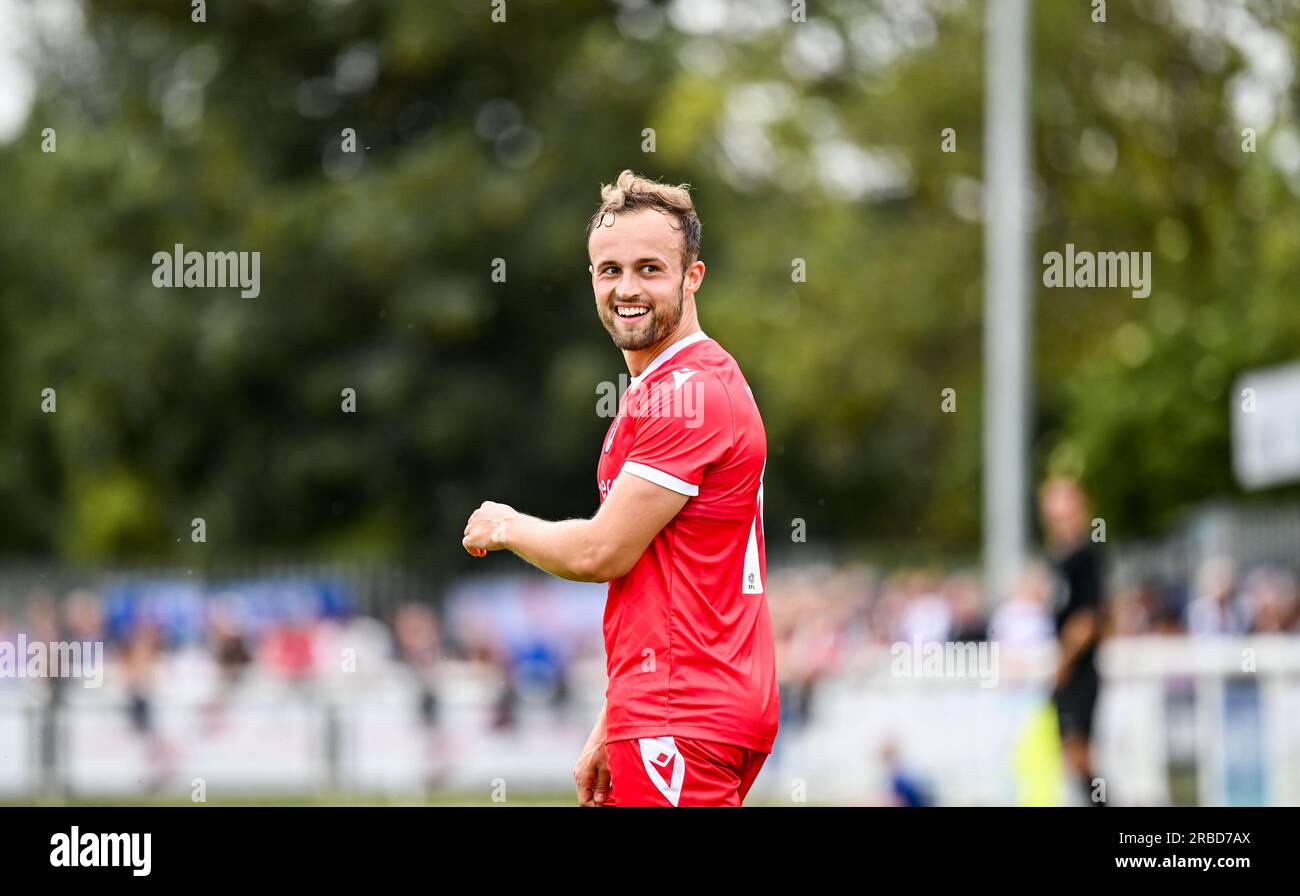Cleethorpes UK, 8th July, 2023. Charles Vernam during the Pre-Season ...