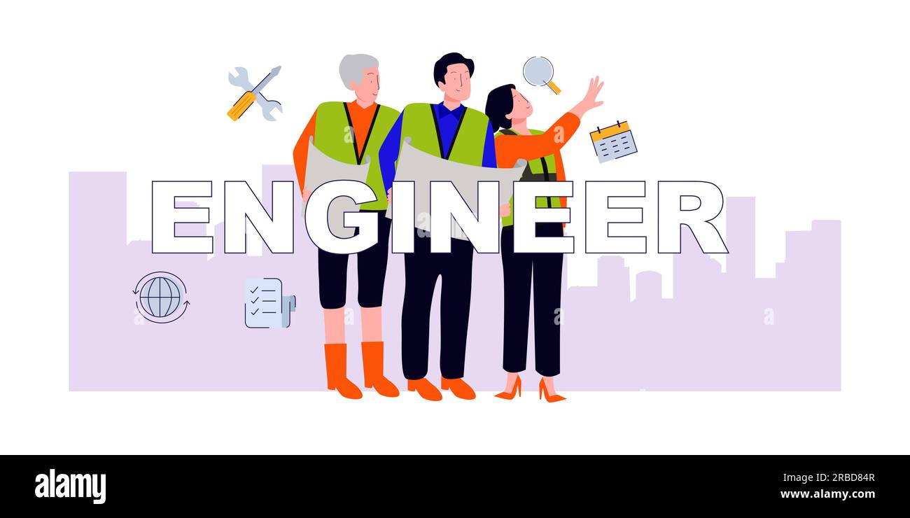 Engineer teamwork construction industrial architecture building ...