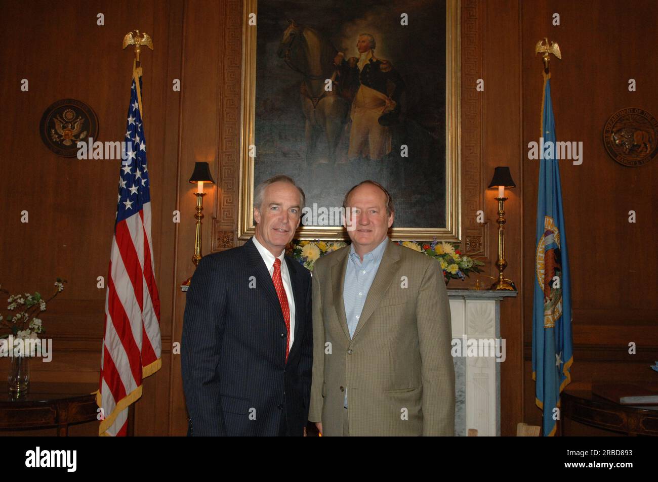 Visit of documentary filmmaker Ken Burns and writer-filmmaker Dayton ...