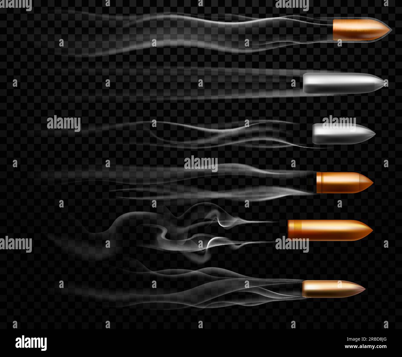 Flying Bullet Stock Vector Images Alamy