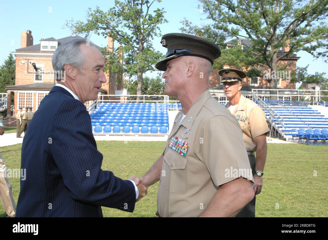 Visit of Secretary Dirk Kempthorne to the Marine Barracks, Washington ...