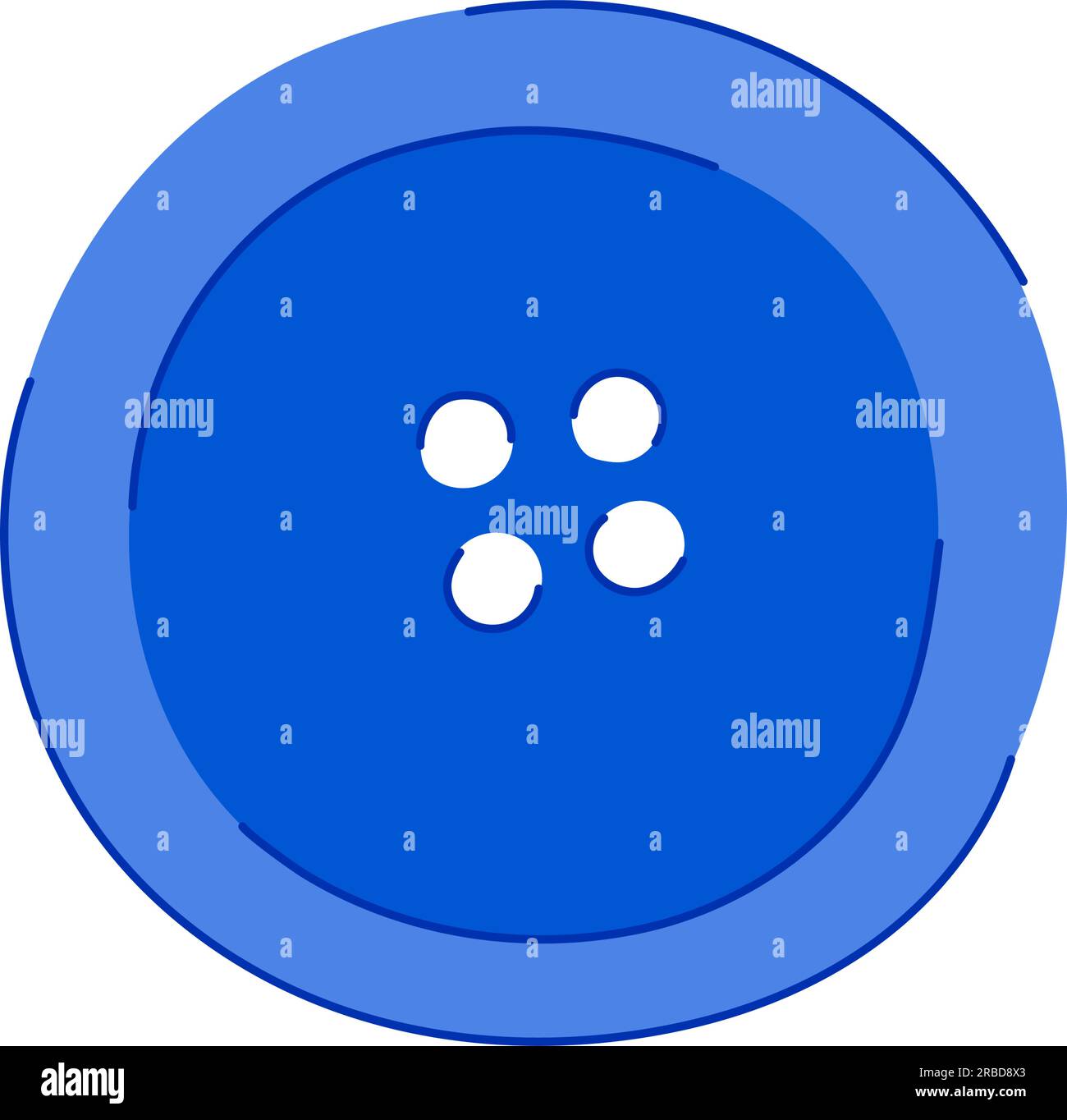 clothes sewing button cartoon vector illustration Stock Vector Image ...