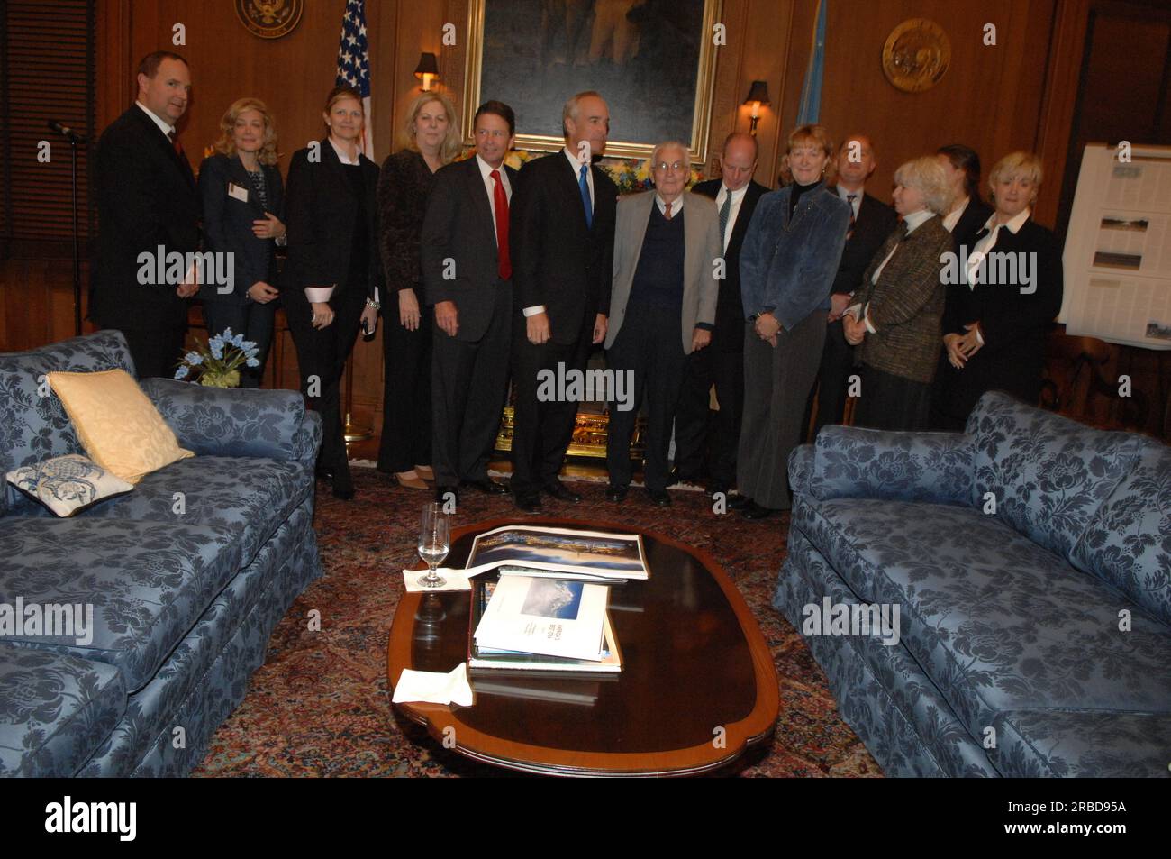 Secretary Dirk Kempthorne meeting at Main Interior with delegation from ...