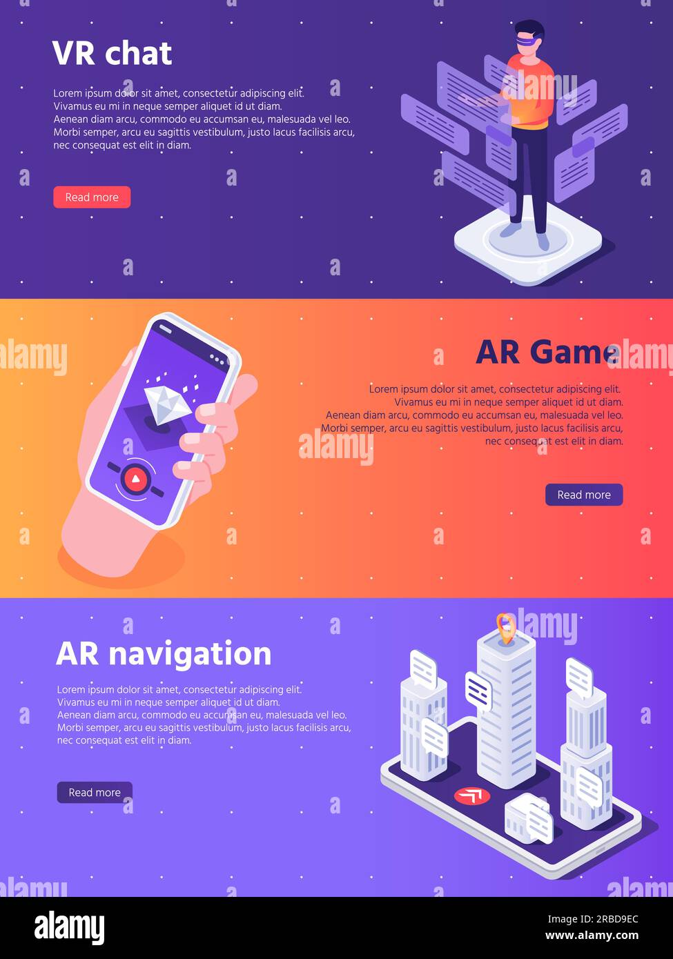 Vr augmentation Stock Vector Images - Alamy