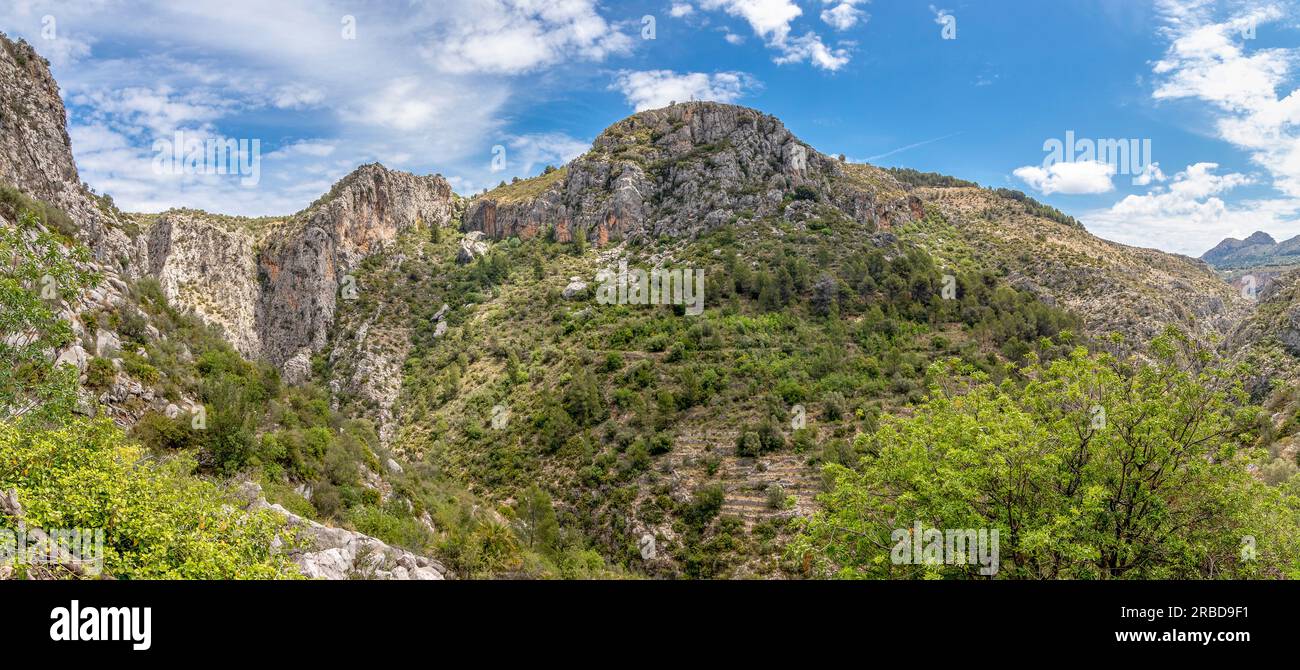 Hiking in vall de laguar hi-res stock photography and images - Alamy