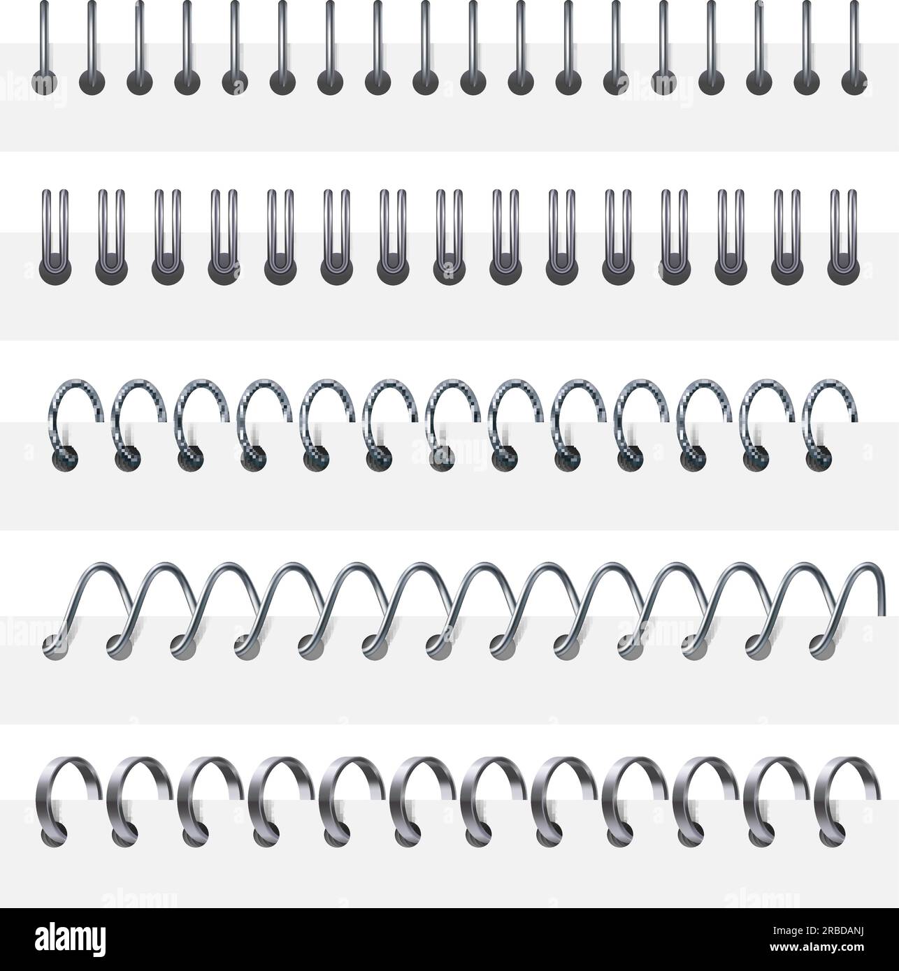 Ring binding paper Stock Vector Images - Alamy