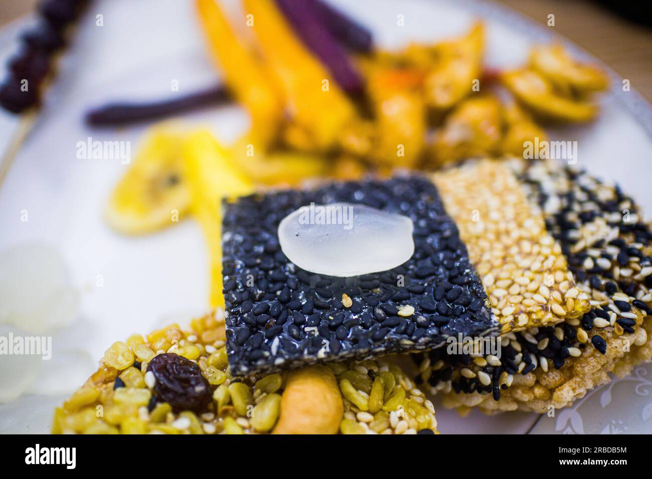 A collection of Thai snacks Stock Photo - Alamy