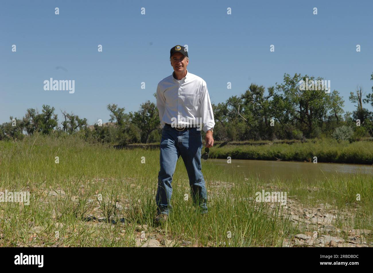 Visit of Secretary Dirk Kempthorne and aides to Theodore Roosevelt ...