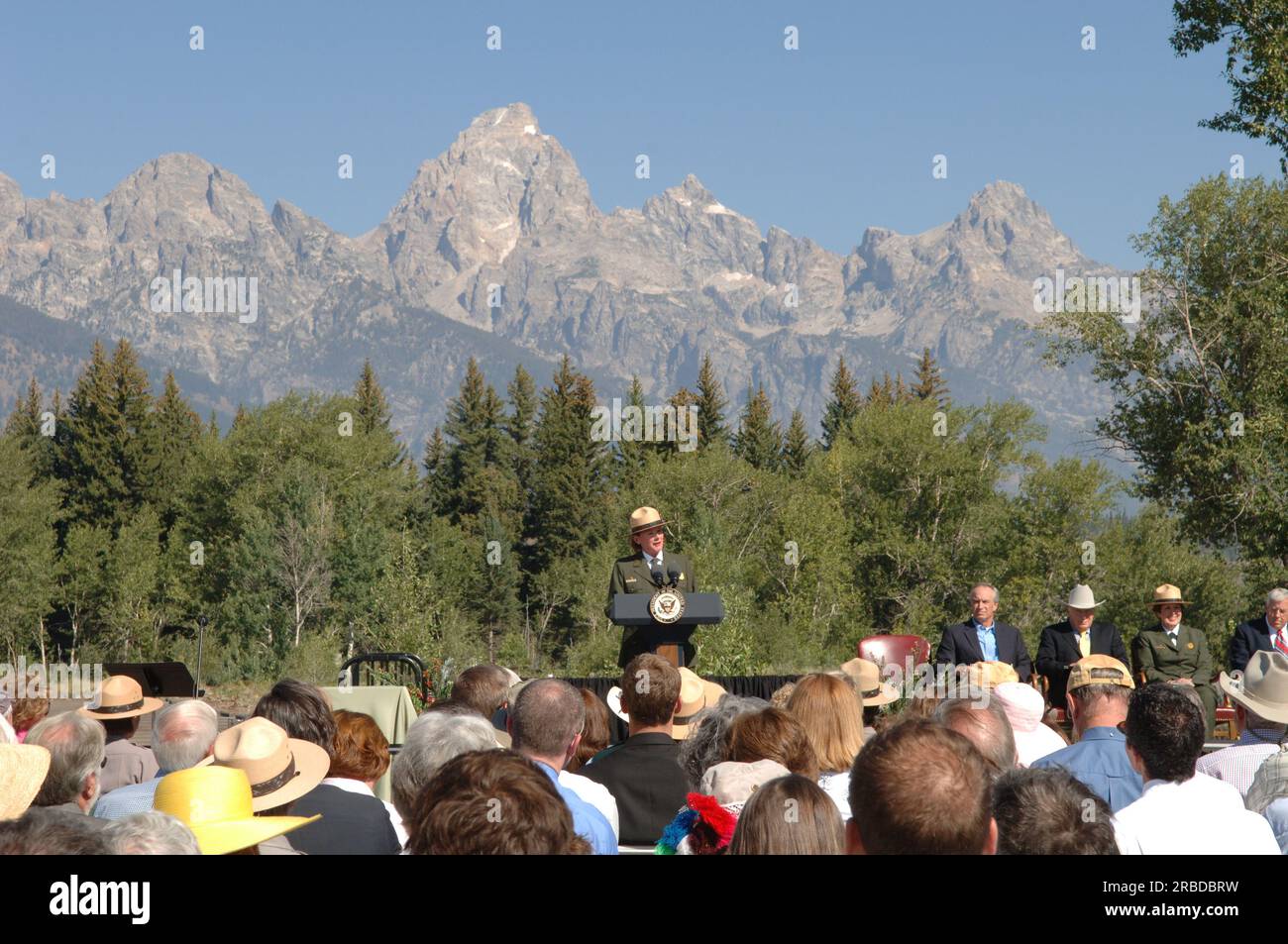 Dedication ceremony for the new Craig Thomas Discovery and Visitor ...