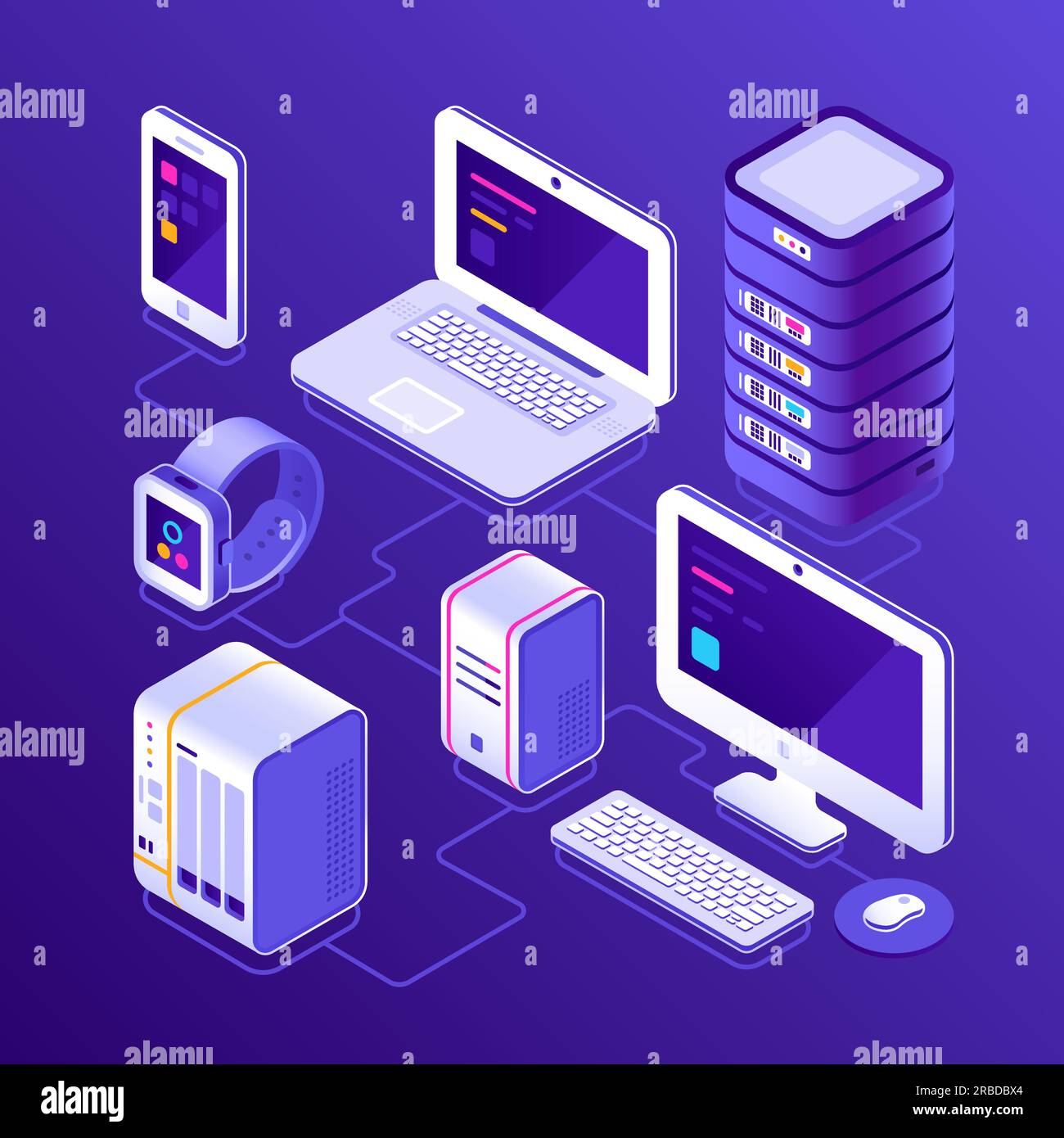 Nas server Stock Vector Images - Alamy