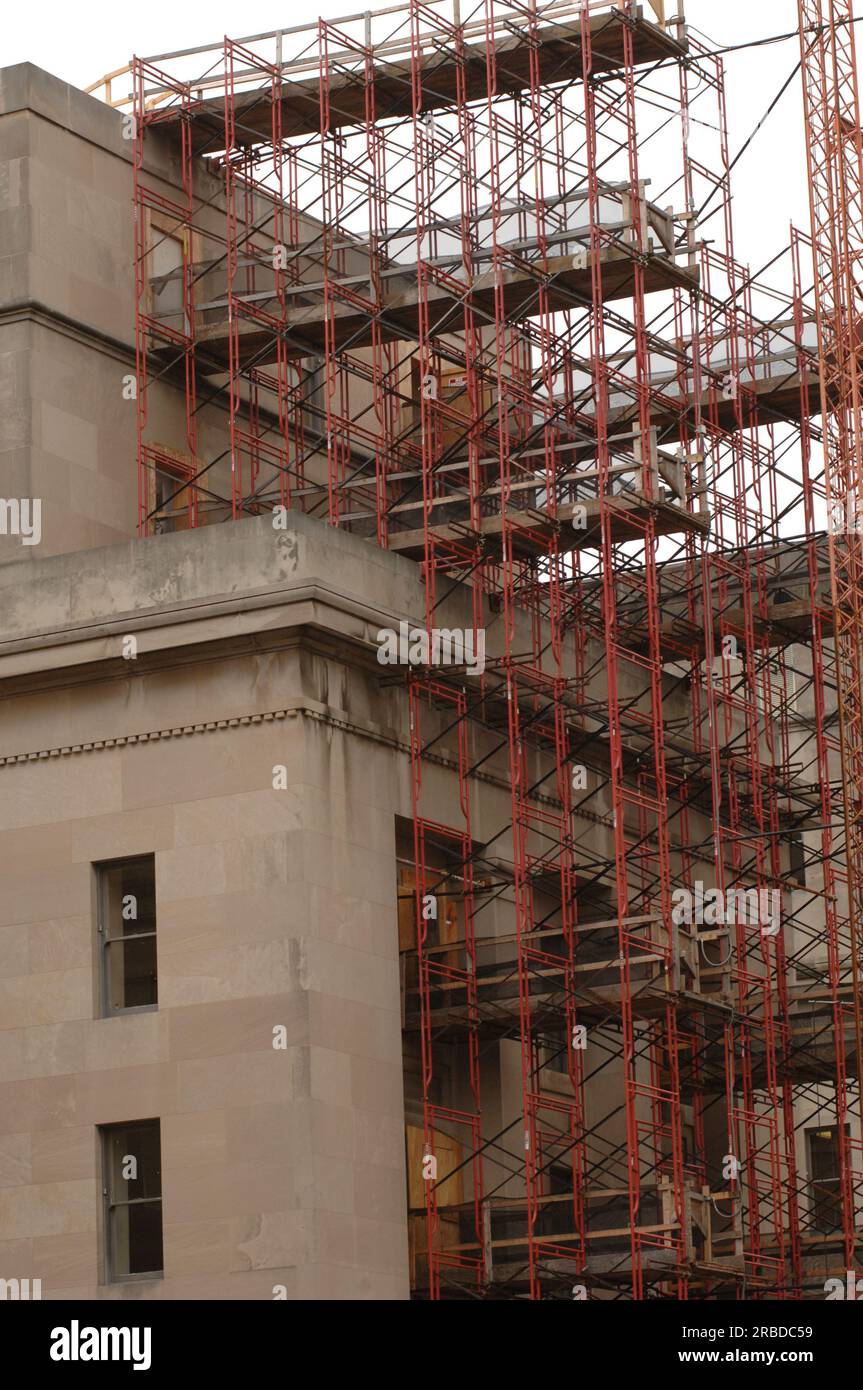 Main Interior Building: views from exterior renovation projects Stock ...