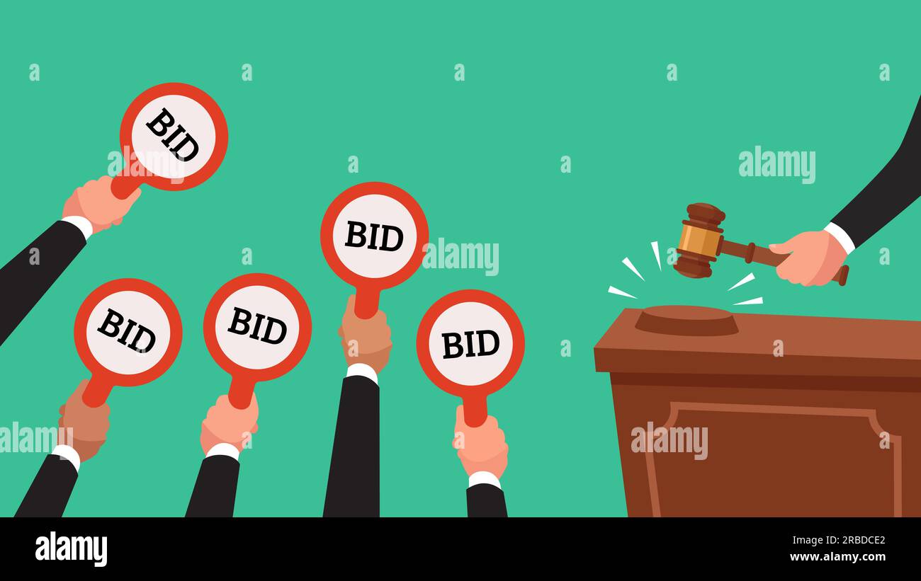 Human auctions Stock Vector Images - Alamy