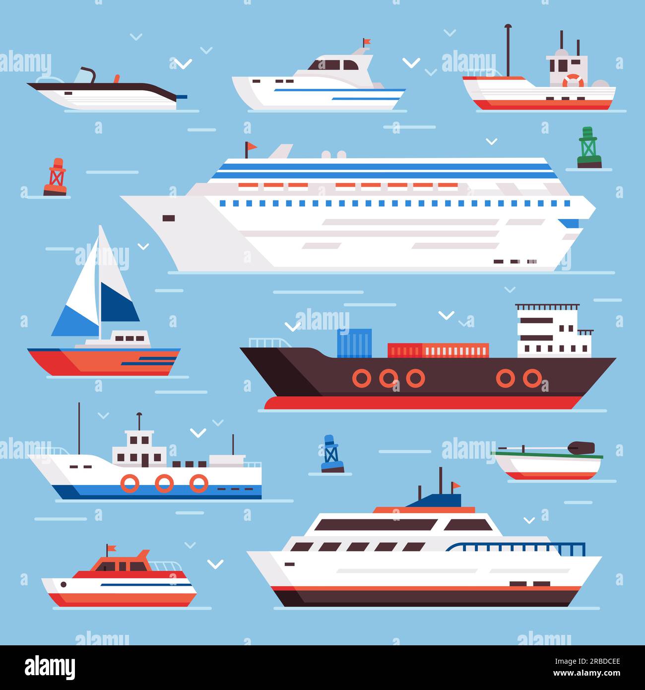 Modern sailing ships Stock Vector Images - Alamy
