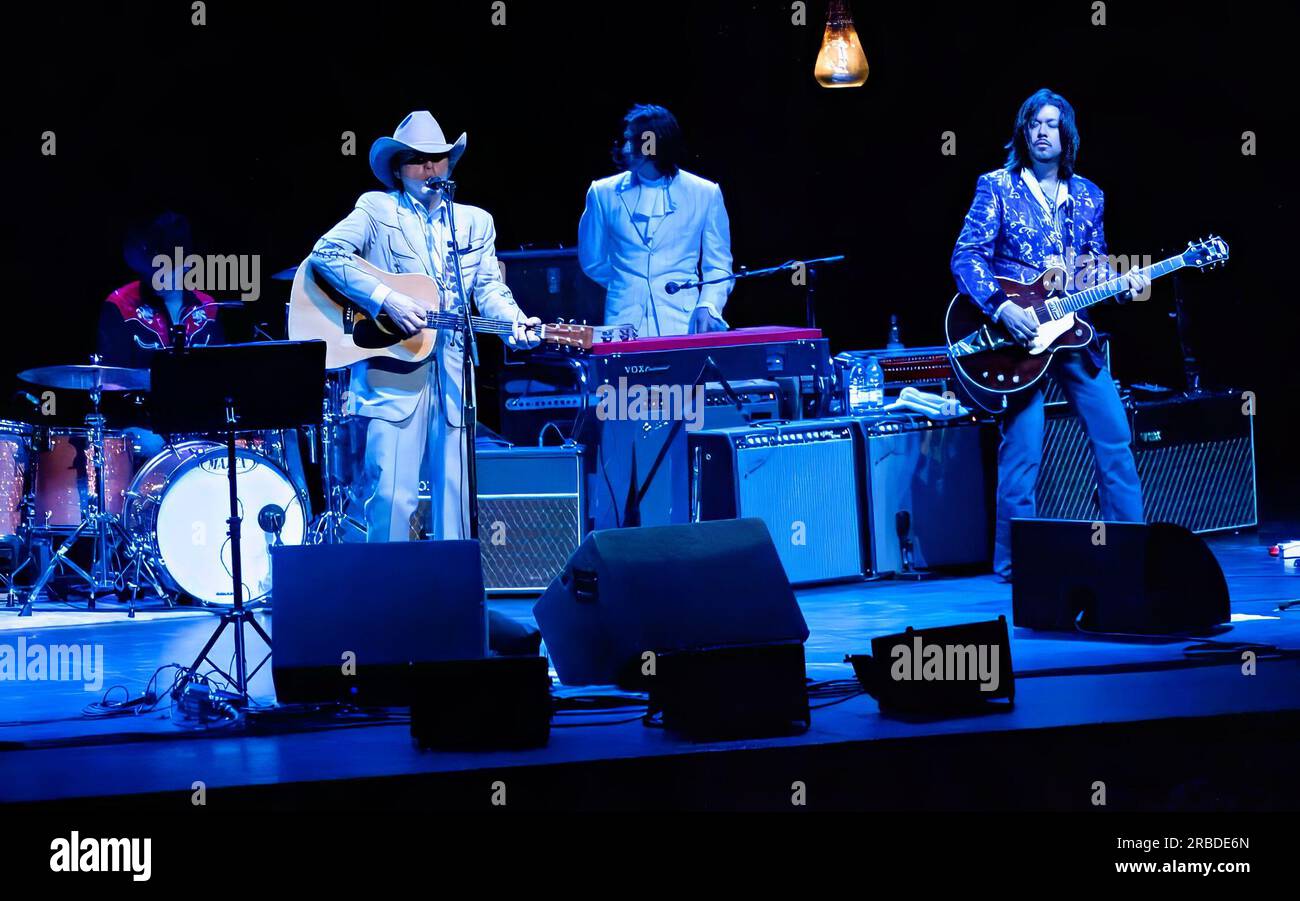 Dwight Yoakam and his band performing live concert at the Capitol ...