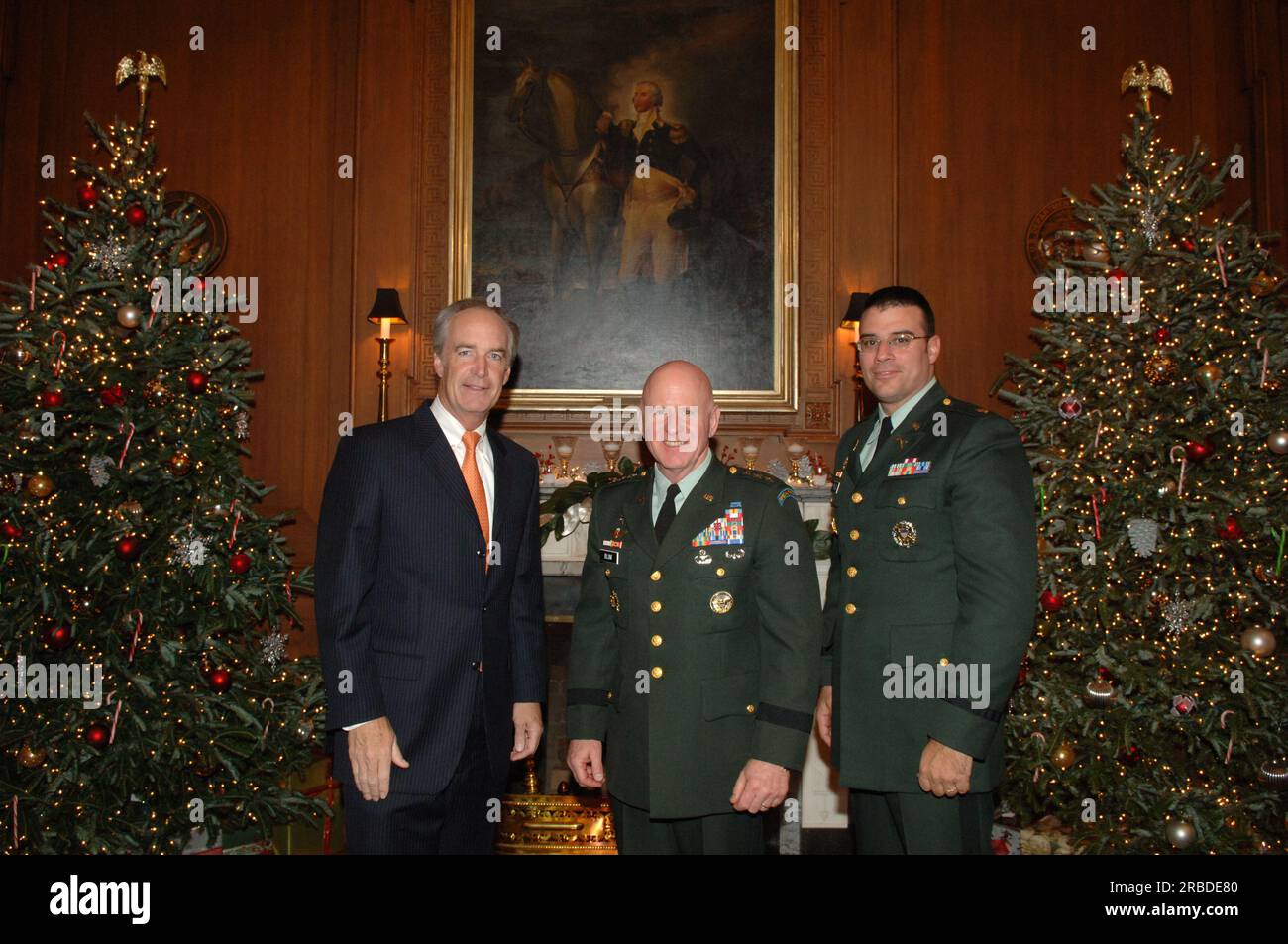 Secretary Dirk Kempthorne receiving visit at Main Interior from U.S ...