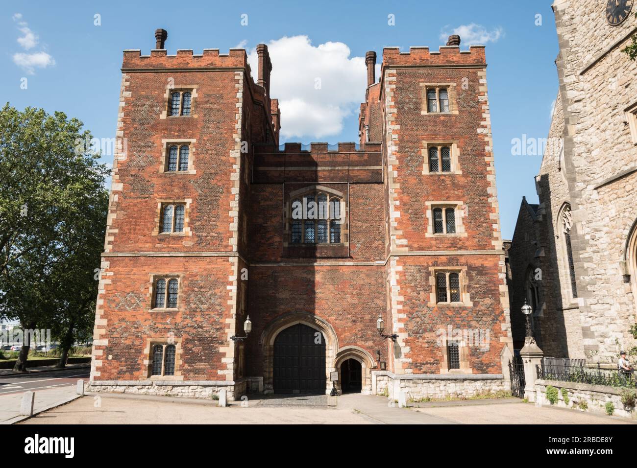 Lollards Tower Gatehouse, Lambeth Palace, the official London Residence ...