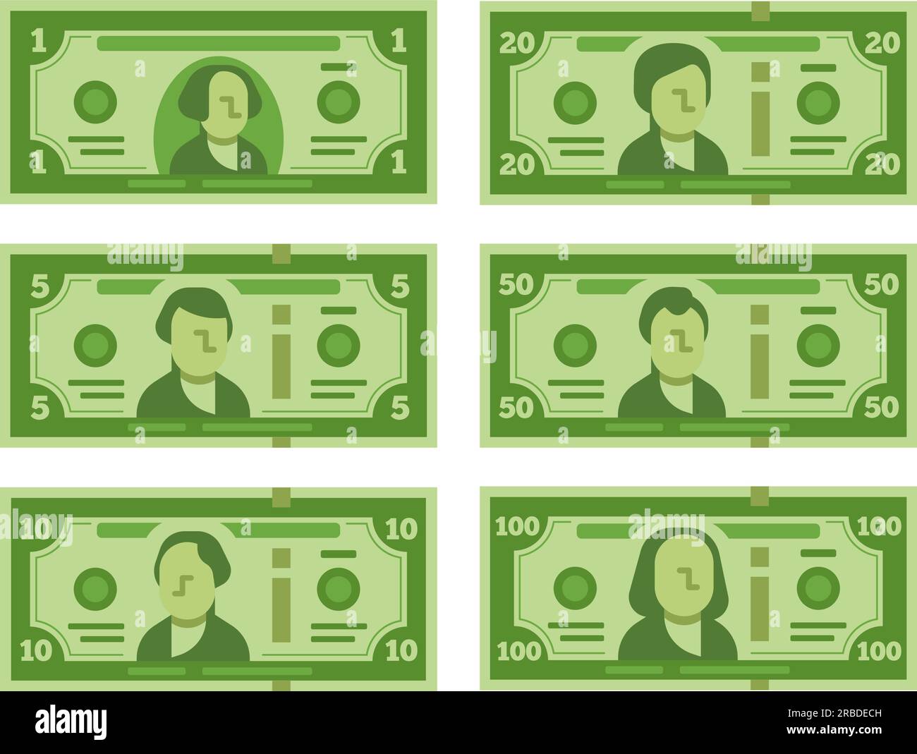 100 dollar bills Stock Vector Images - Alamy