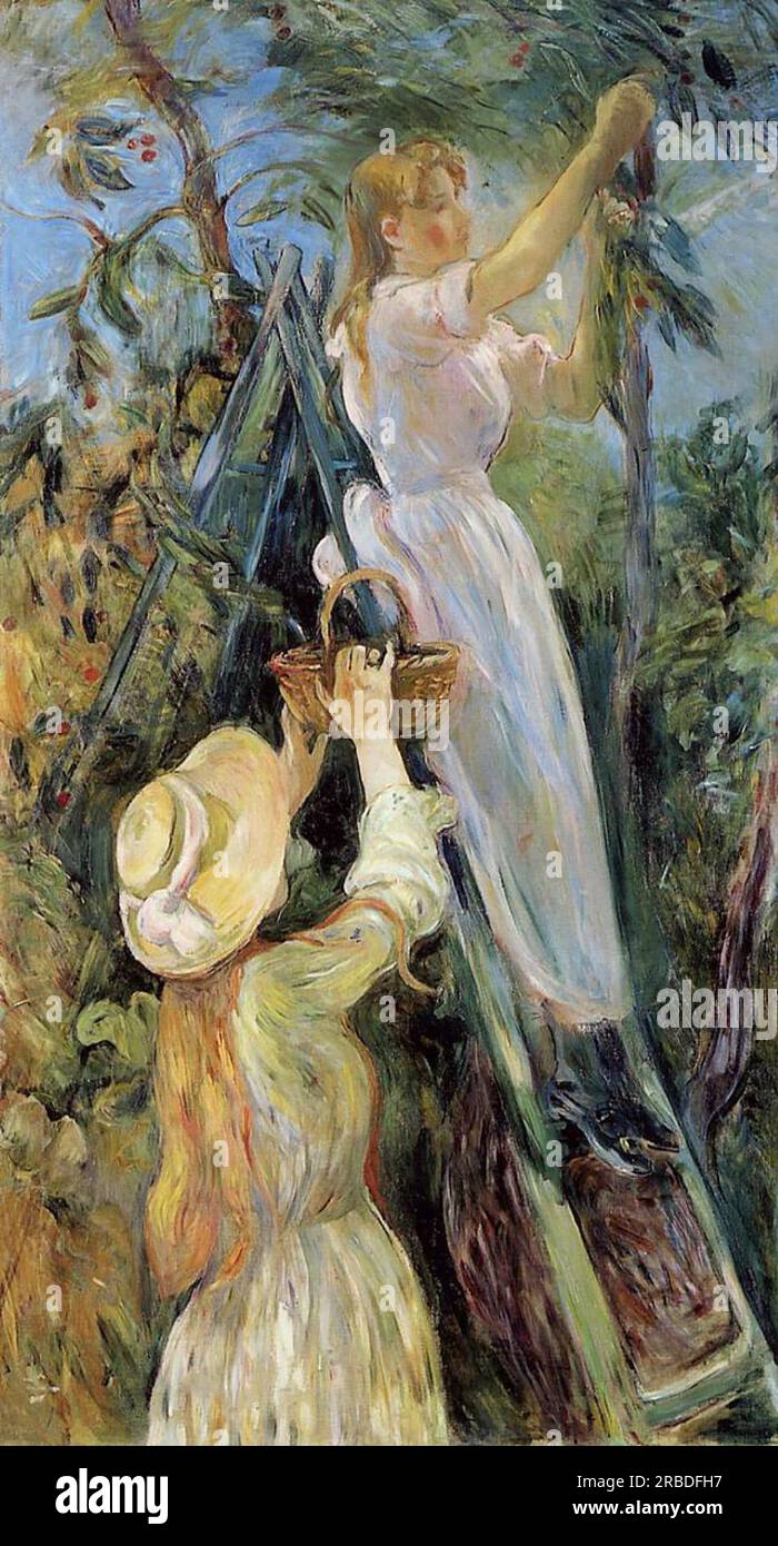 Berthe morisot cherry picker hi-res stock photography and images - Alamy