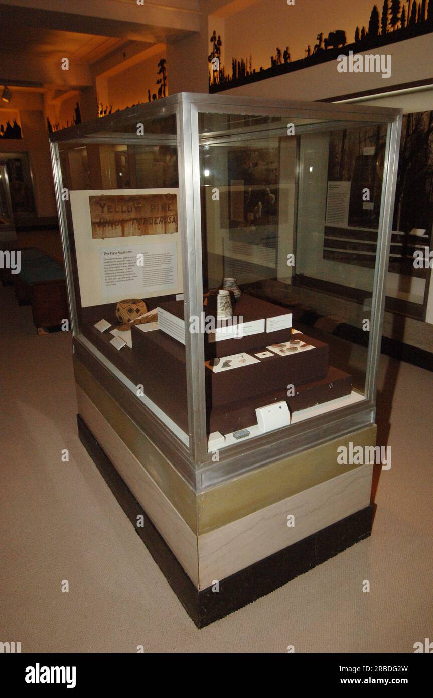 Interior Museum exhibits, viewing spaces Stock Photo - Alamy