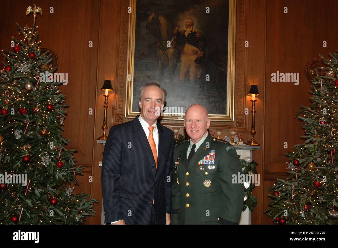 Secretary Dirk Kempthorne receiving visit at Main Interior from U.S ...