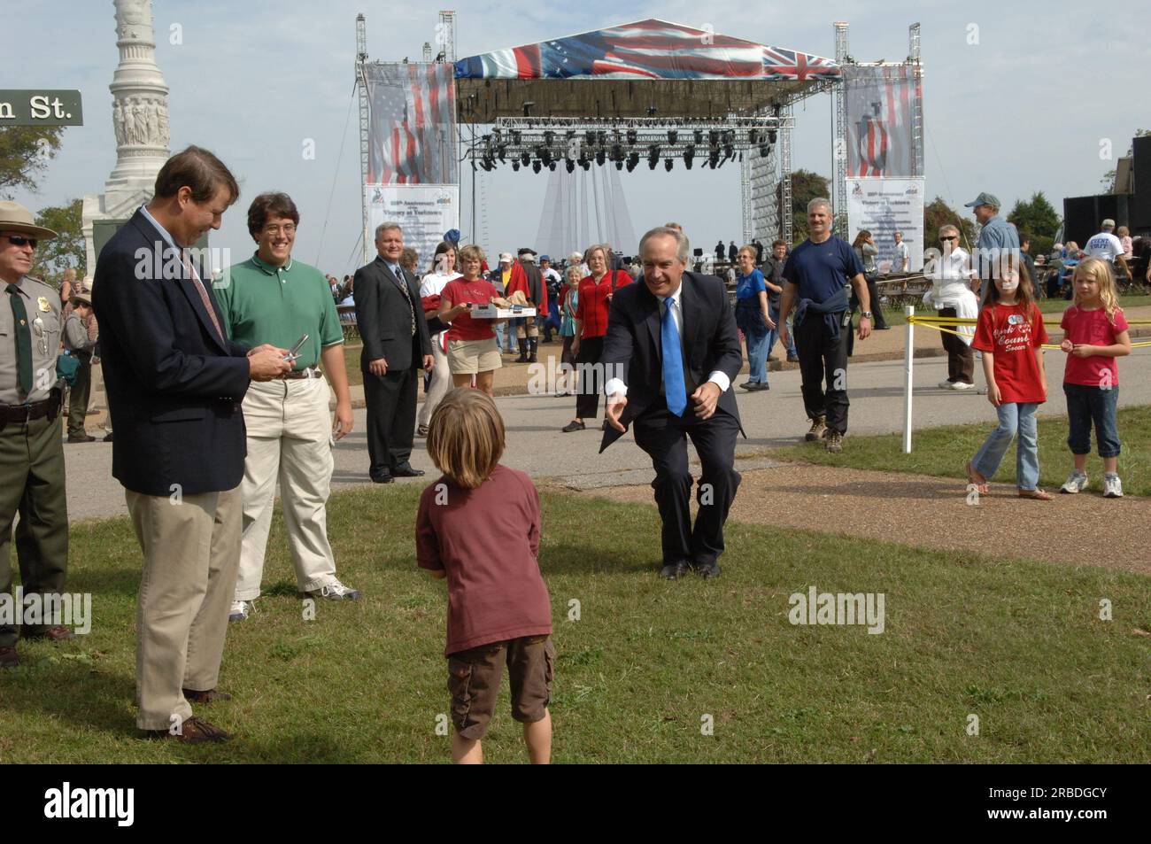 Visit of Secretary Dirk Kempthorne to Yorktown, Virginia to deliver the ...