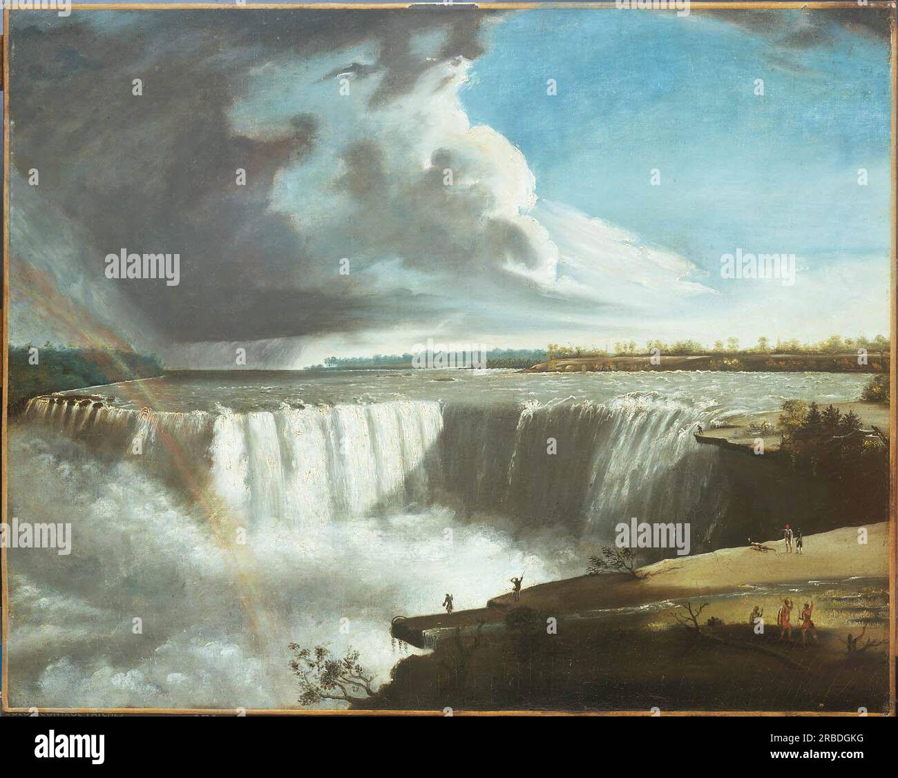 Niagara Falls from Table Rock by Samuel Morse Stock Photo - Alamy
