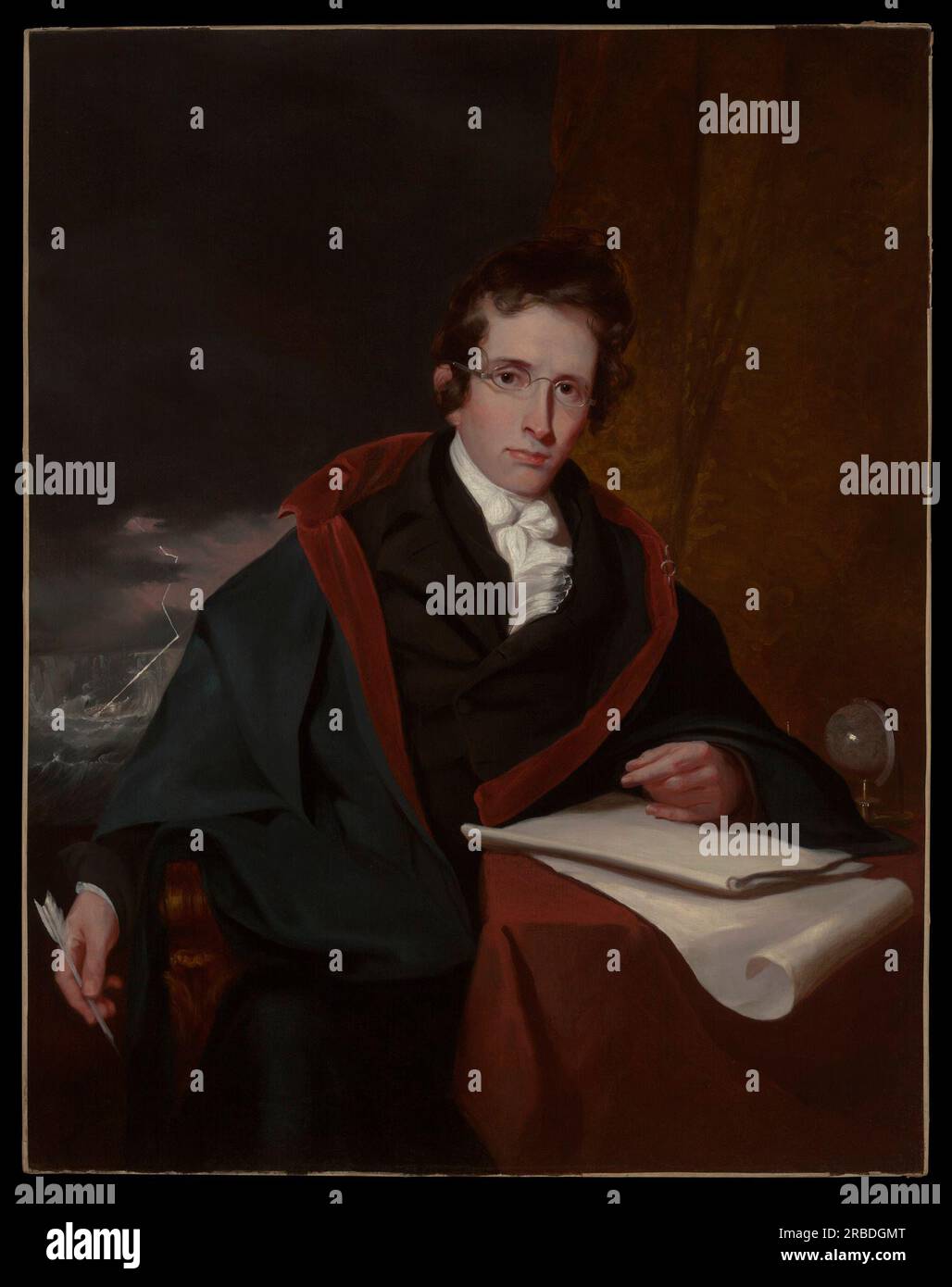 Alexander Metcalf Fisher 1822 by Samuel Morse Stock Photo - Alamy