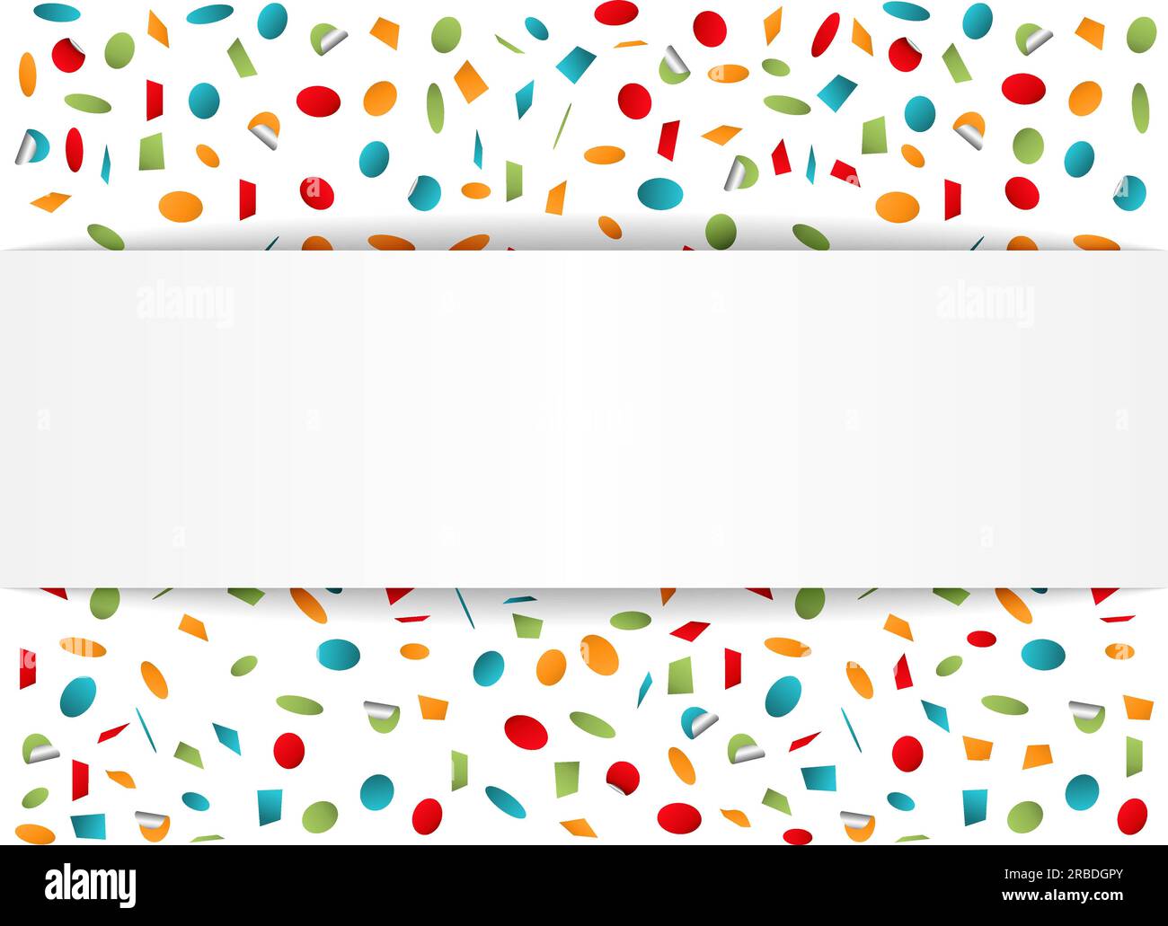 Confetti background with place for your text, vector eps10 illustration ...