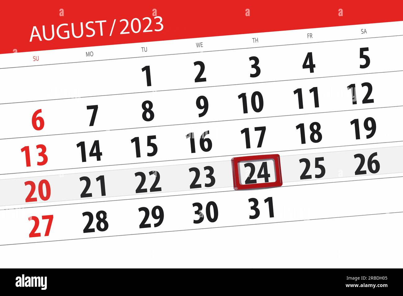 Calendar 2023, deadline, day, month, page, organizer, date, August ...
