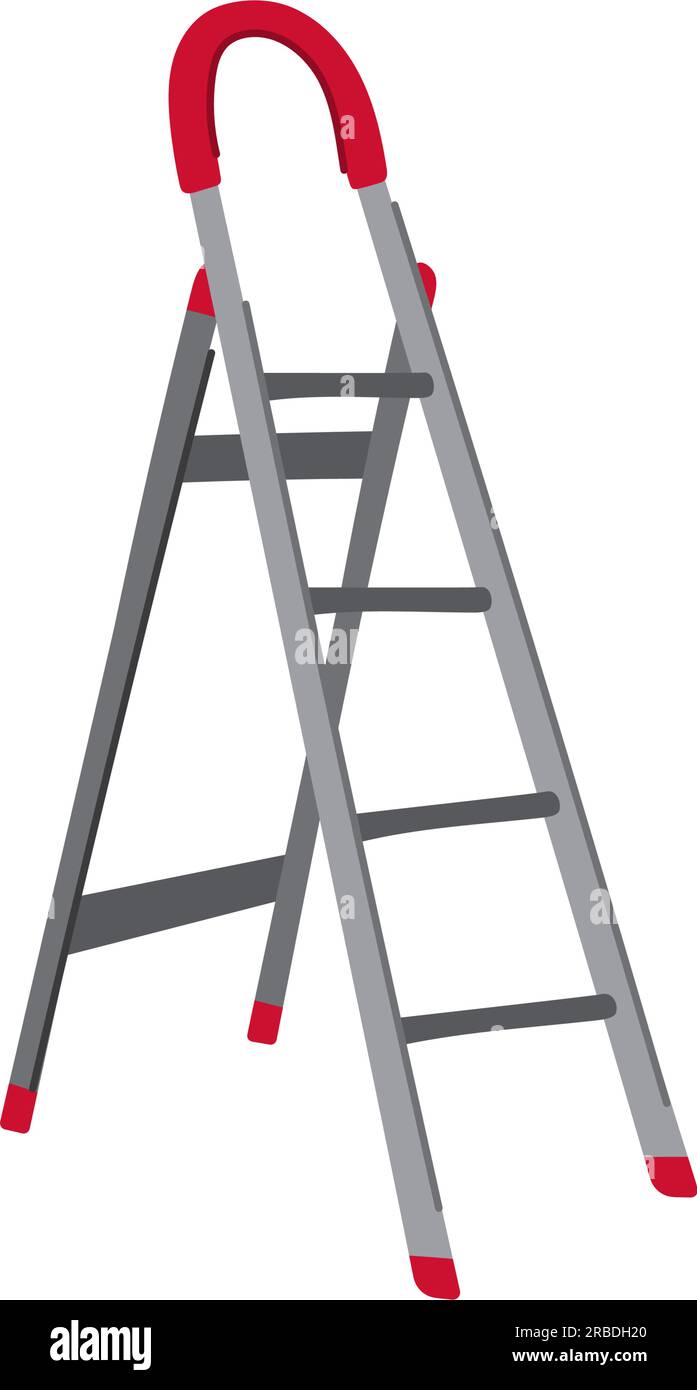 up step ladder cartoon vector illustration Stock Vector Image & Art - Alamy