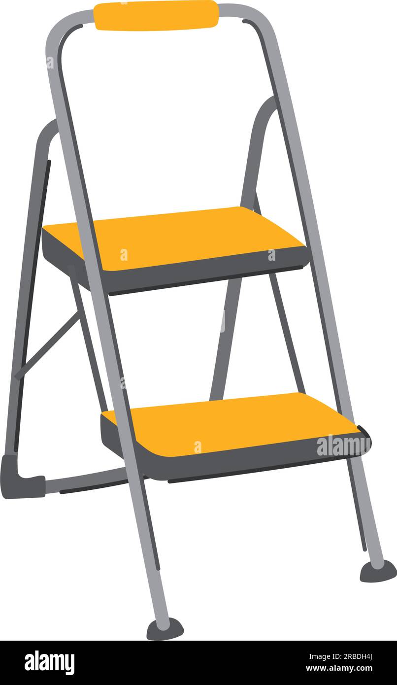 repair step ladder cartoon vector illustration Stock Vector Image & Art ...
