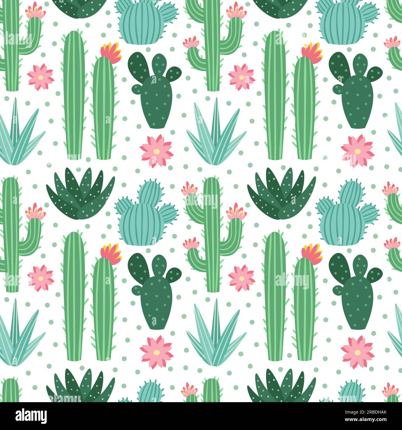 Seamless repeating pattern succulent plant hi-res stock photography and ...