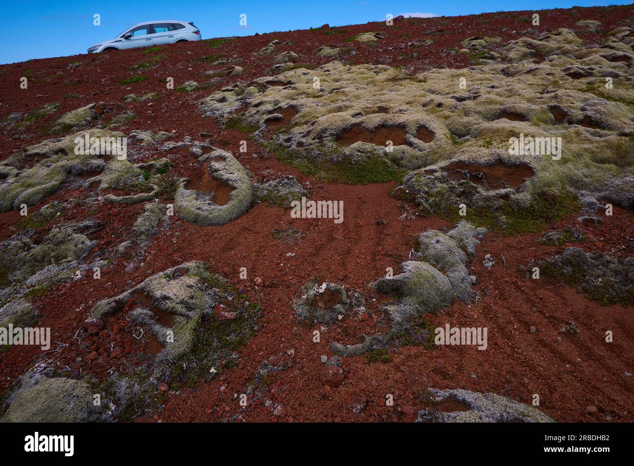 Red volcanic ash hi-res stock photography and images - Alamy