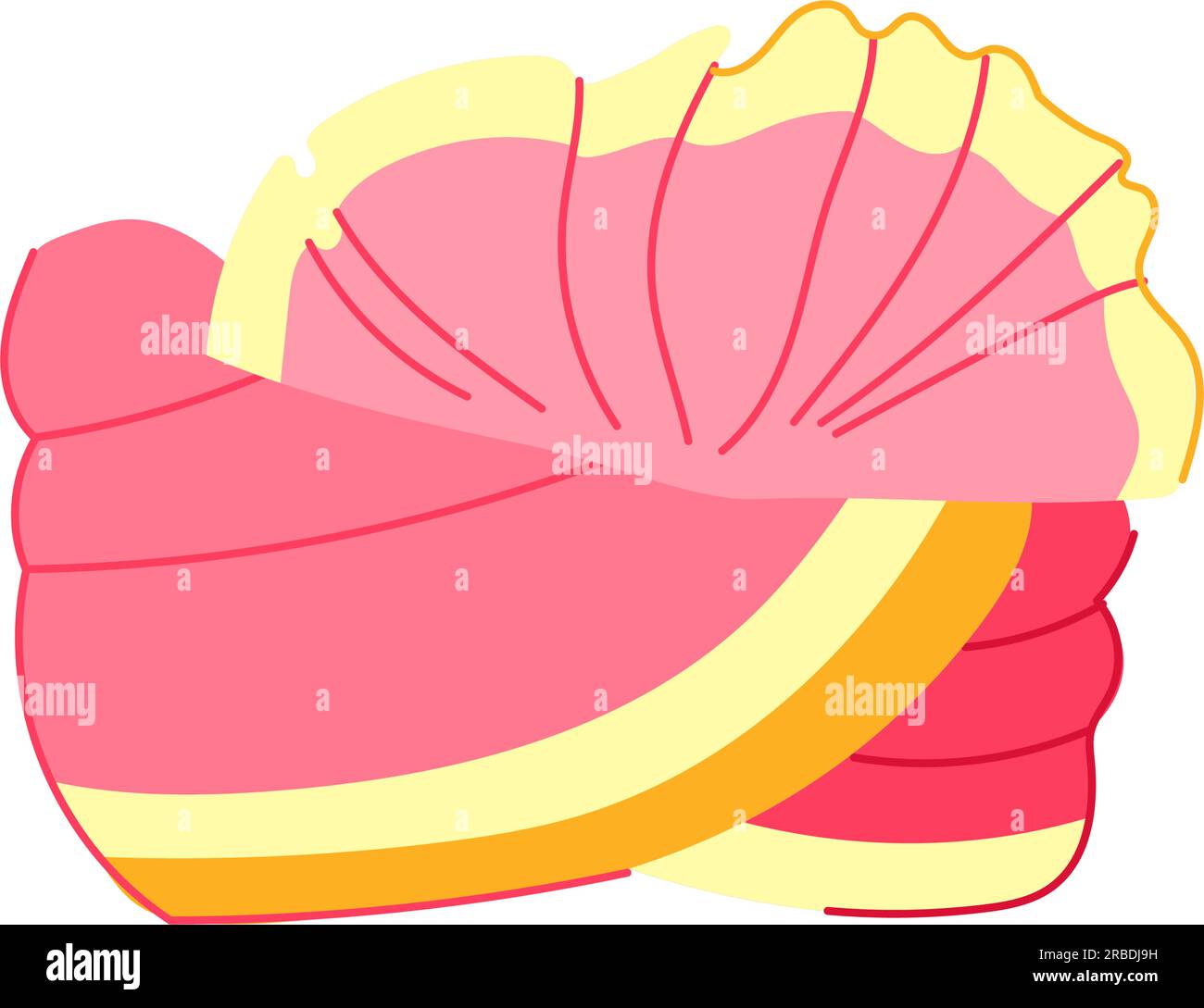 fashion turban indian cartoon vector illustration Stock Vector Image ...