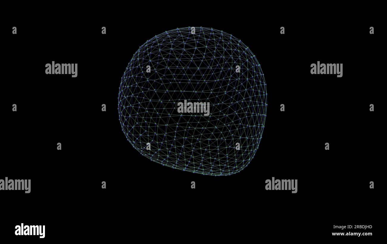 Color wire sphere intro 3d render Stock Photo - Alamy