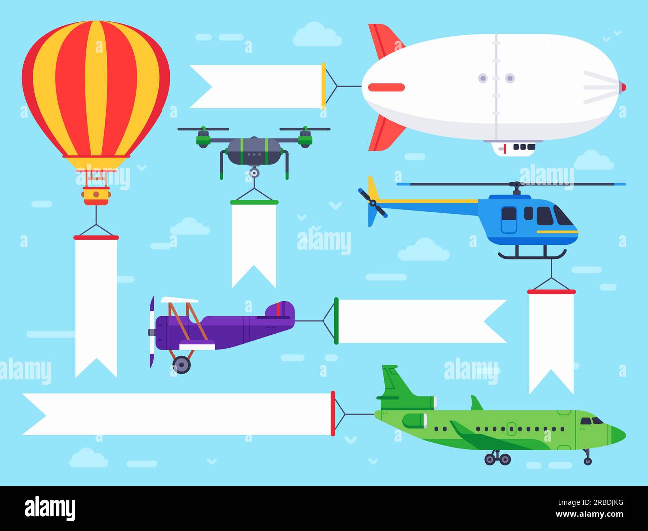 Aeroplane flying flag Stock Vector Images - Alamy