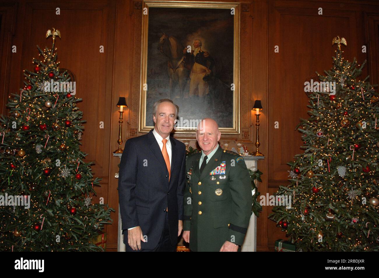 Secretary Dirk Kempthorne receiving visit at Main Interior from U.S ...