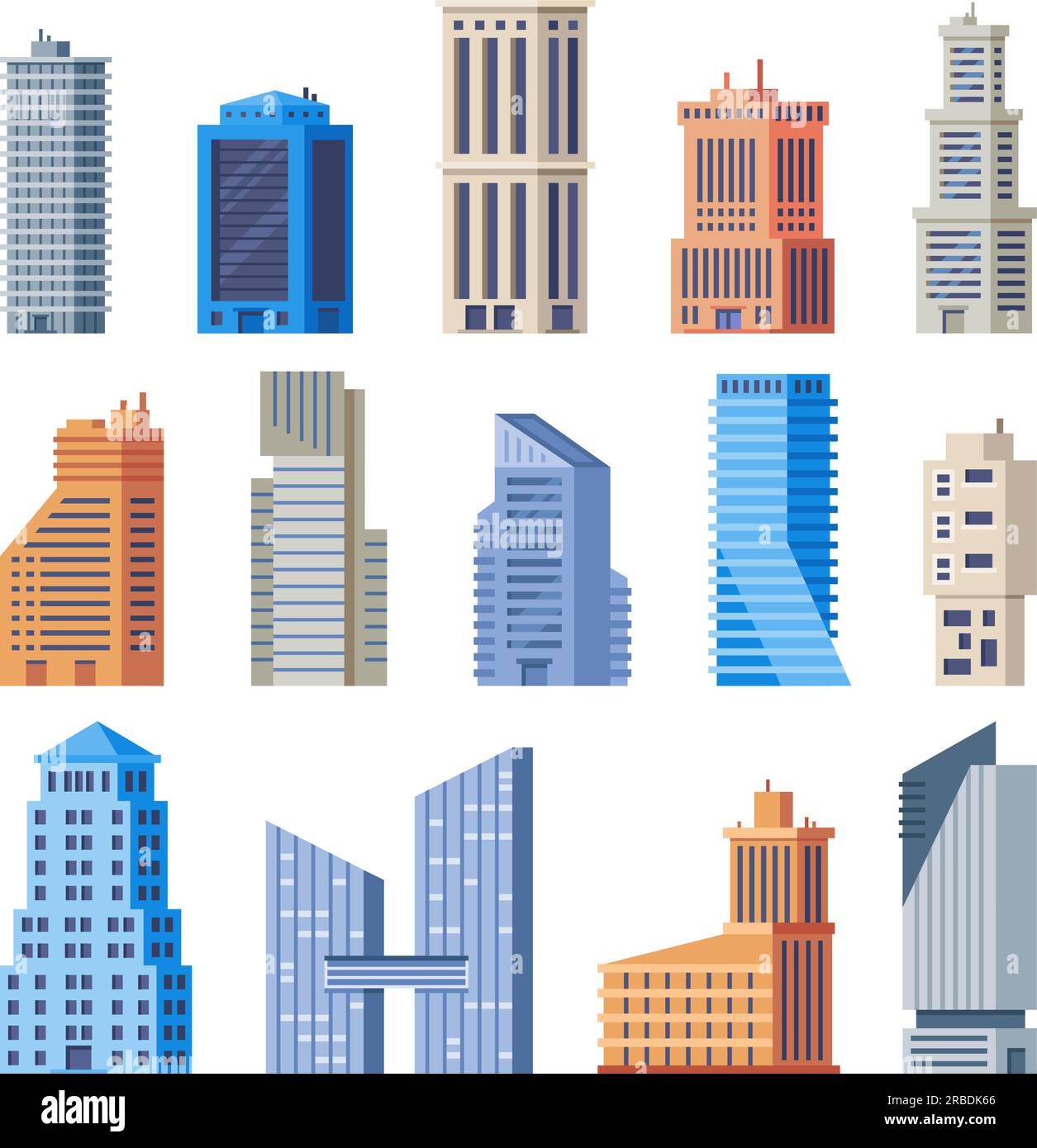 The office buildings Cut Out Stock Images & Pictures - Alamy