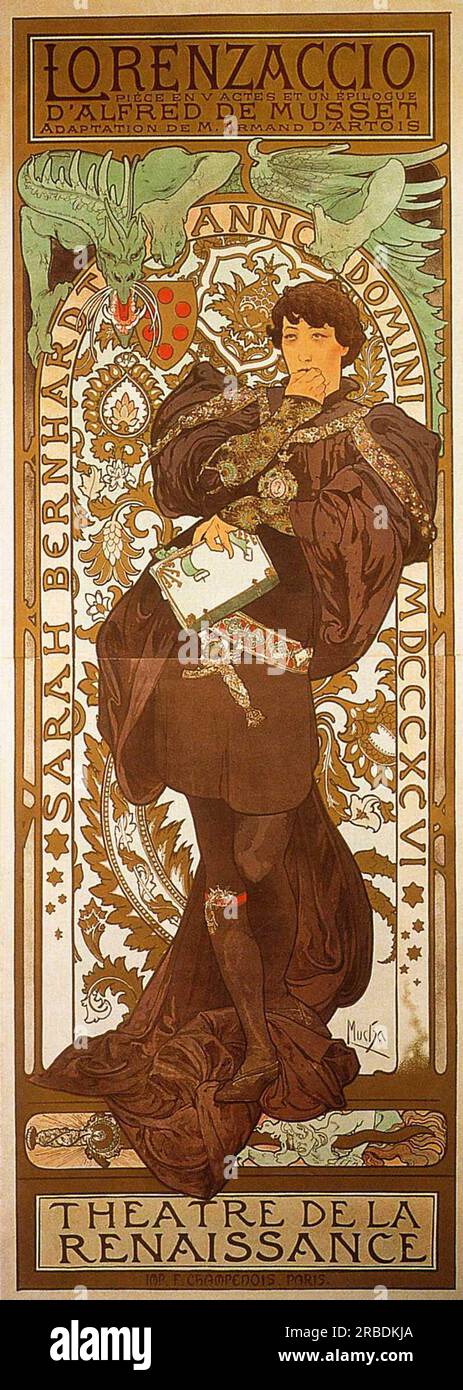 Mucha 1896 hi-res stock photography and images - Alamy