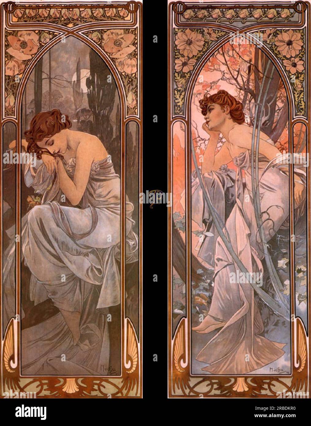 Reverie mucha hi-res stock photography and images - Alamy