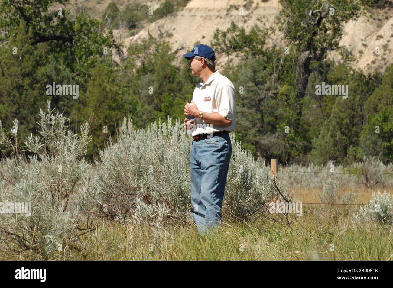 Visit of Secretary Dirk Kempthorne and aides to Theodore Roosevelt ...