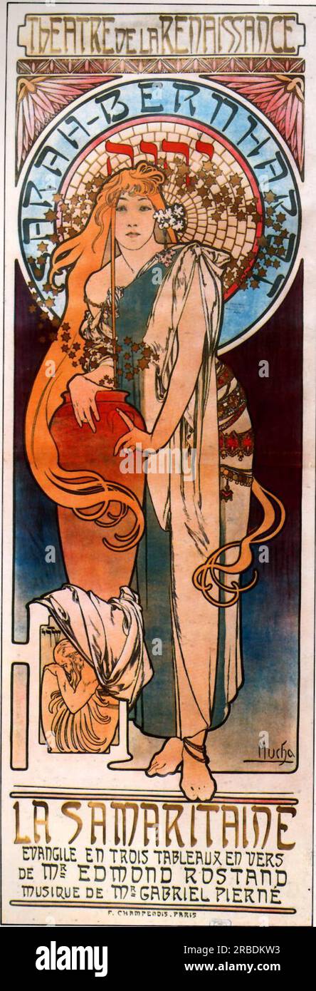 The Samaritan 1897 by Alphonse Mucha Stock Photo - Alamy