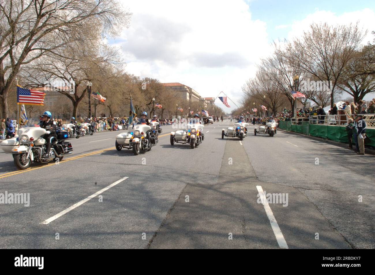 Annual St. Patrick's Day Parade along Constitution Avenue, Washington ...