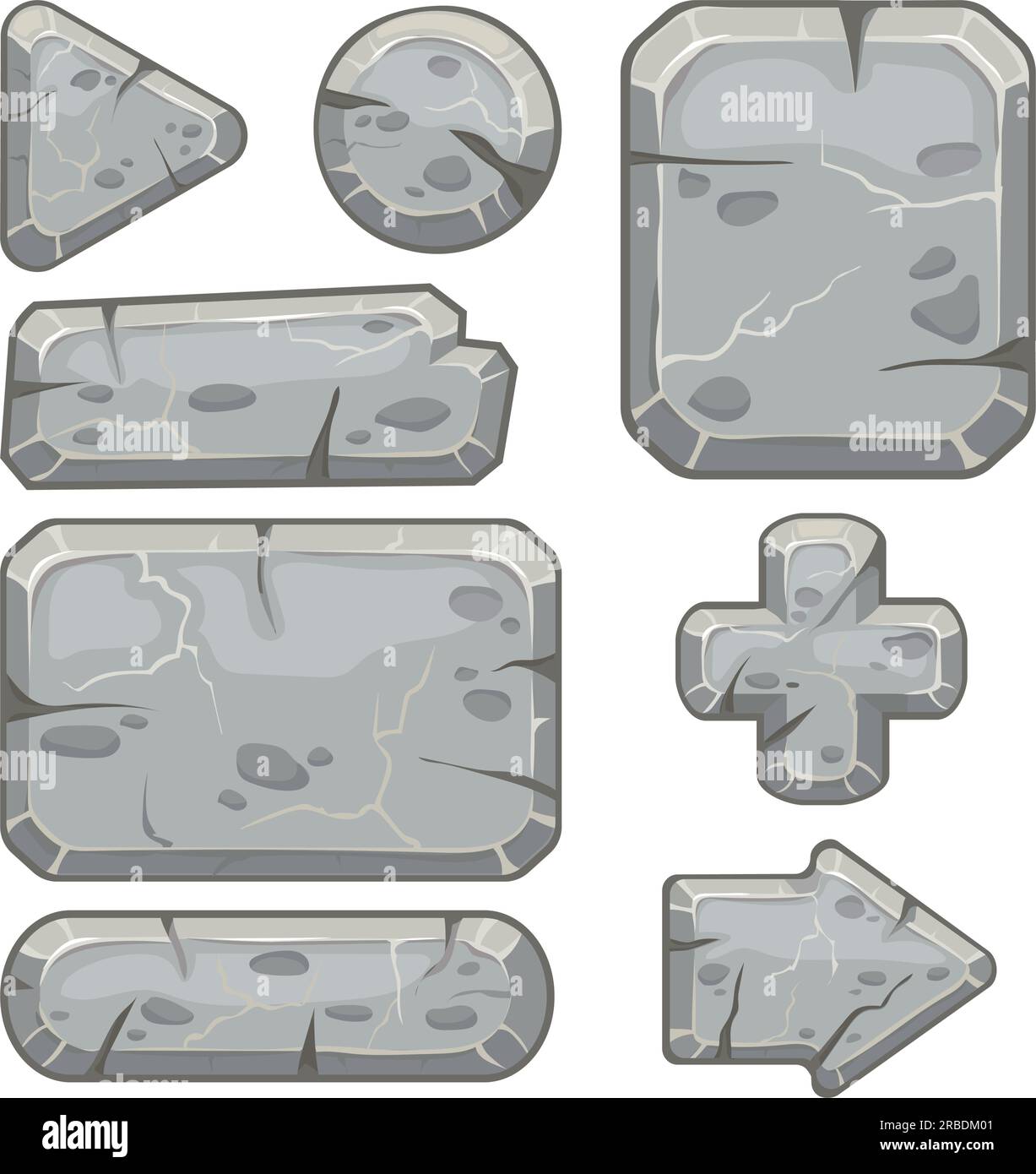 Gravel square Cut Out Stock Images & Pictures - Alamy