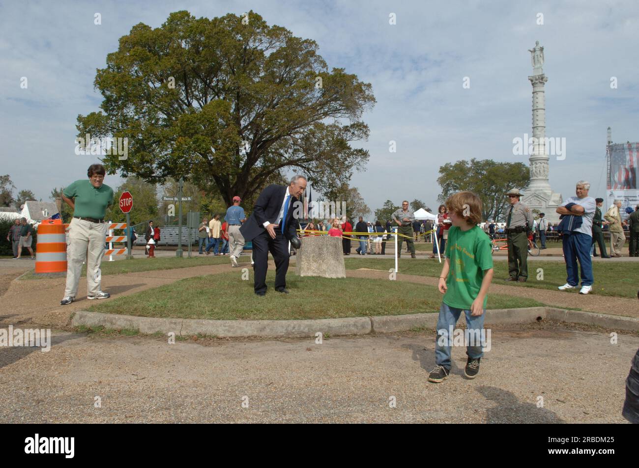 Visit of Secretary Dirk Kempthorne to Yorktown, Virginia to deliver the ...