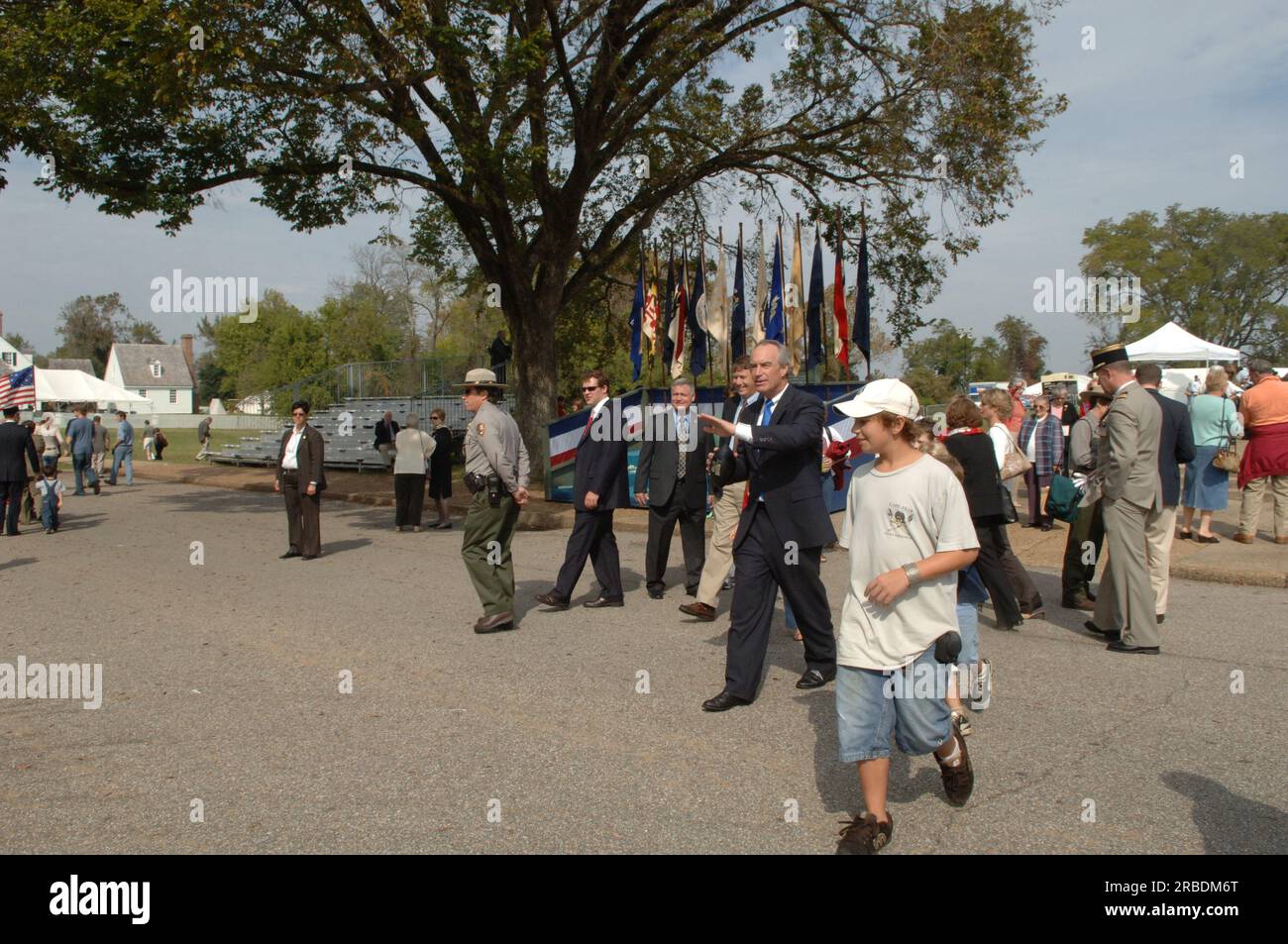 Visit of Secretary Dirk Kempthorne to Yorktown, Virginia to deliver the ...