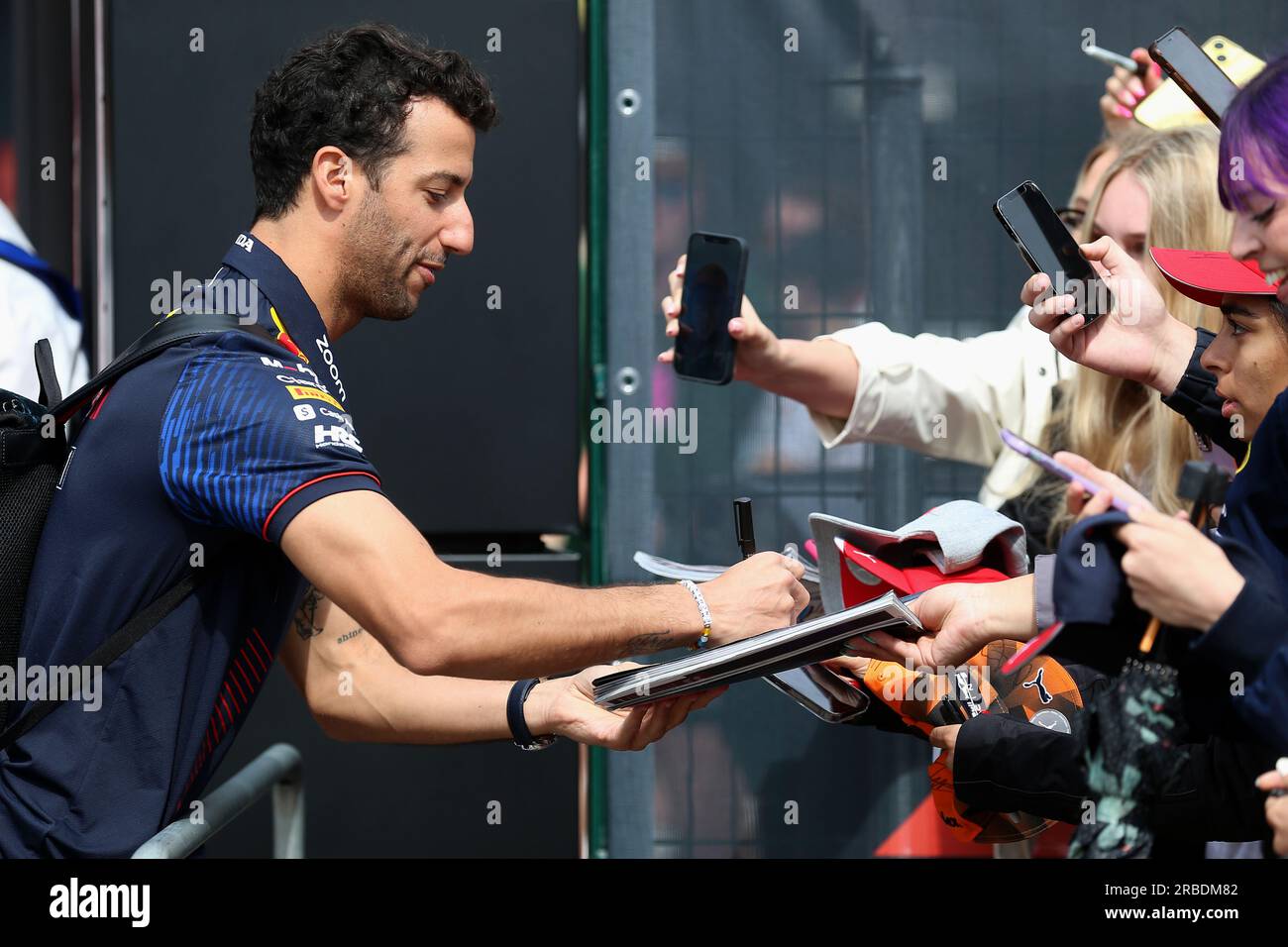 Daniel ricciardo 2023 fans hi-res stock photography and images - Alamy