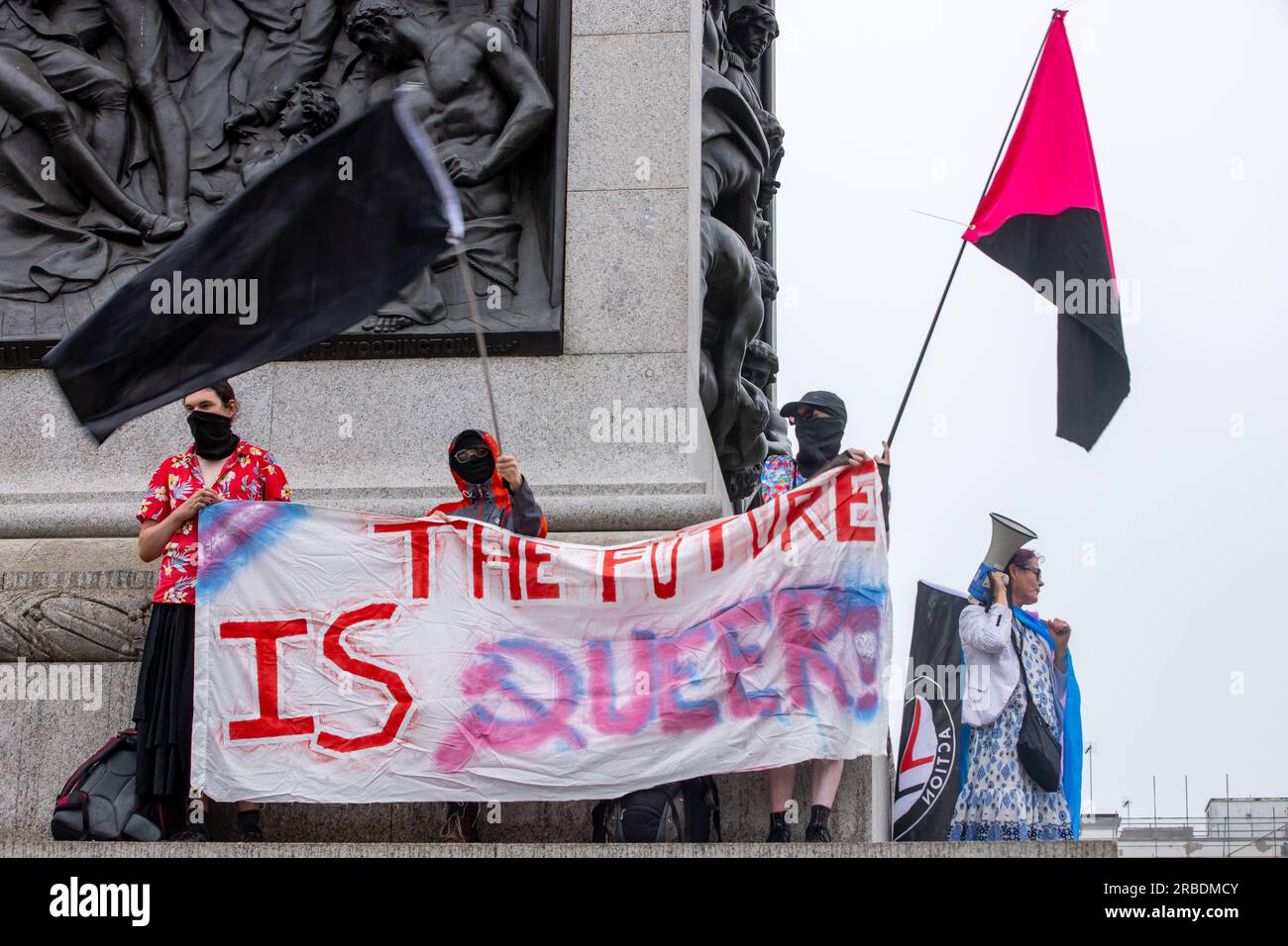 Anarcha queer flag hi-res stock photography and images - Alamy