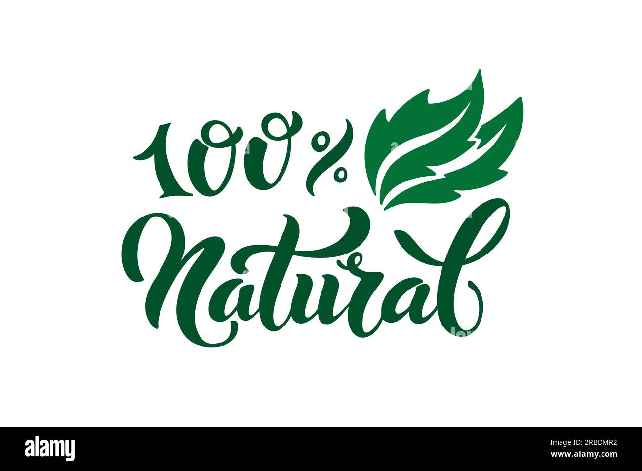 Natural logo. Vector image for food labels, emblems for packaging ...